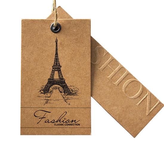 custom elegant paper merchandise tags with string colored hang tags for ...